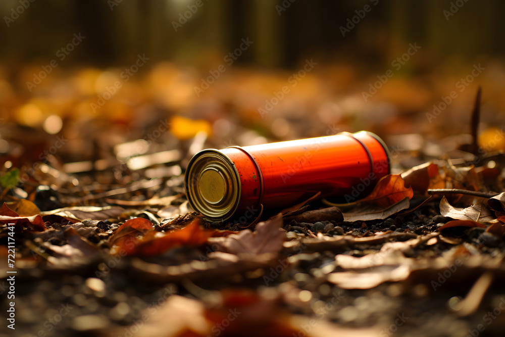 Shotgun shell laying on the floor, shotgun shell, gunshell, patrone ...