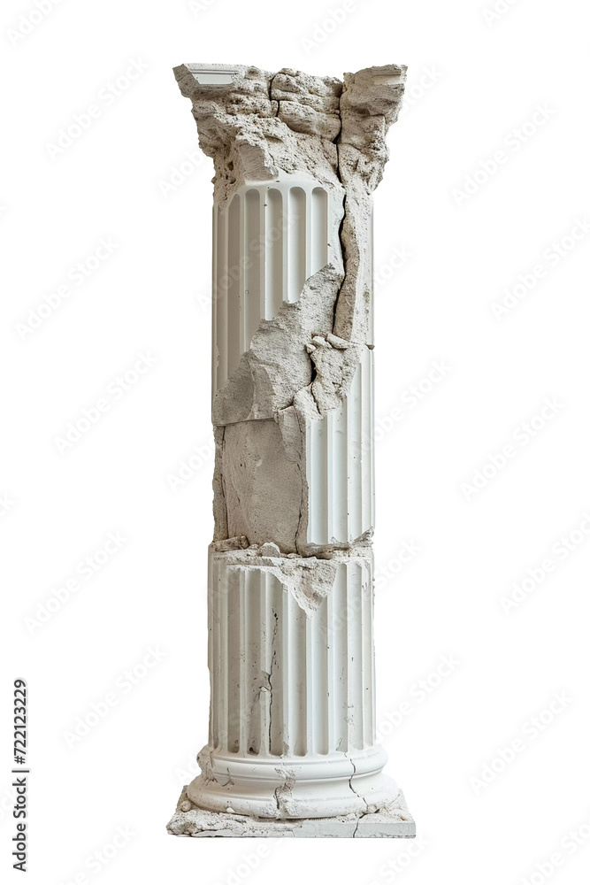 Isolated broken pillar on transparent background, PNG Stock Photo ...