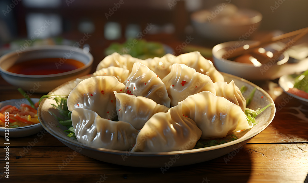 Steamed dumplings, Taiwanese food, Chinese cuisine, Asian delicacy ...