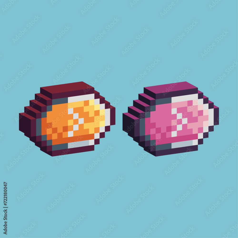 Isometric Pixel art 3d of next button icon for items asset. next button ...