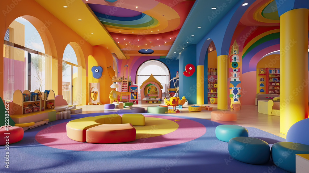 A Joyful Bahá'í Center Playroom: The Playroom is Filled with Animated ...