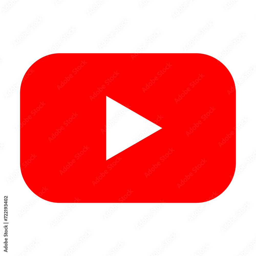 YouTube icon svg file Stock Vector | Adobe Stock