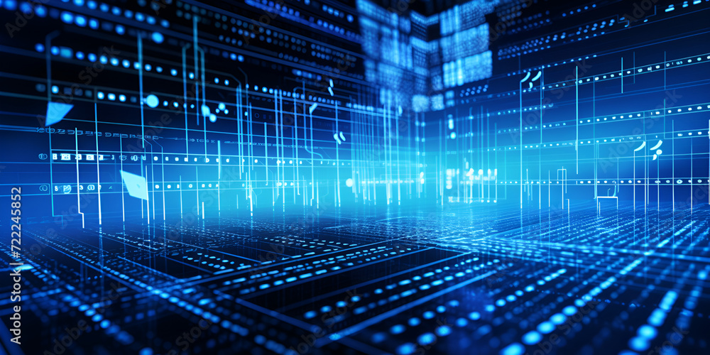 High technology style background design, Immersive Technology ...