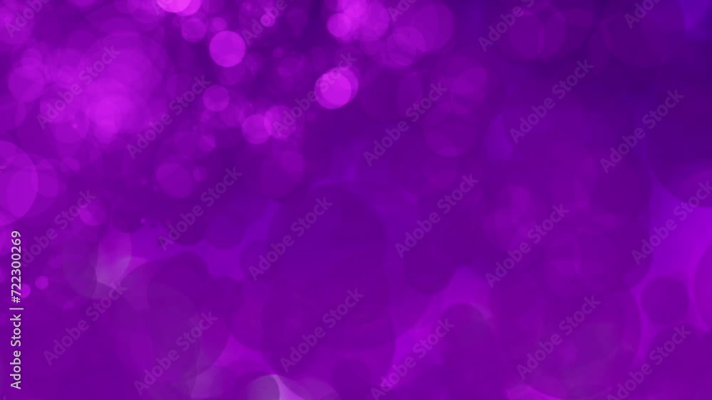 Moving purple background with purple bokeh glowing circles. Stock Video ...