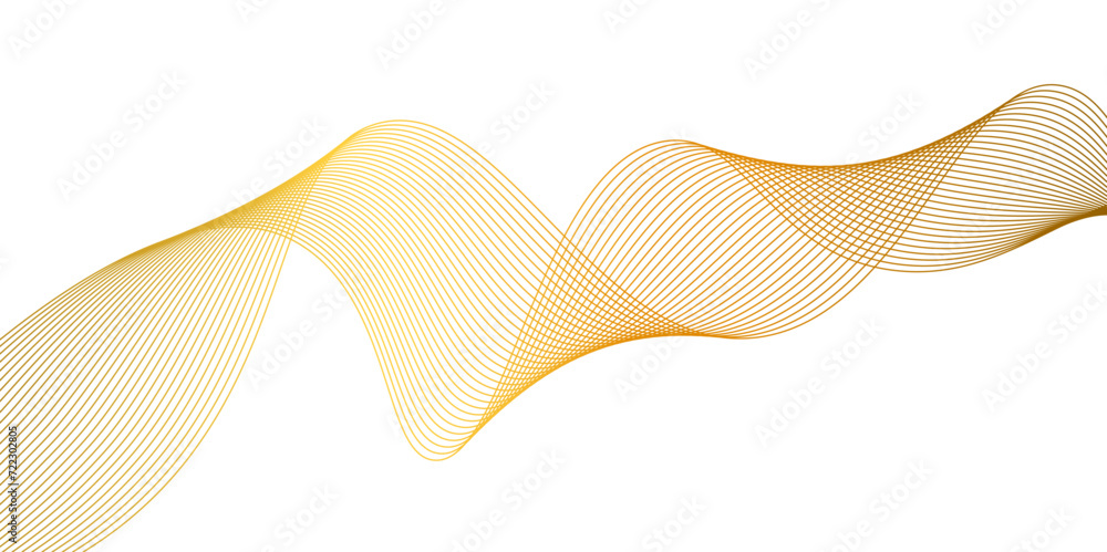 Abstract wave line for banner, template, wallpaper background with wave ...