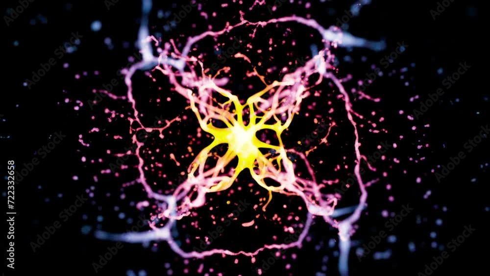 Liquid with glitter particles drops colliding with splash on black ...