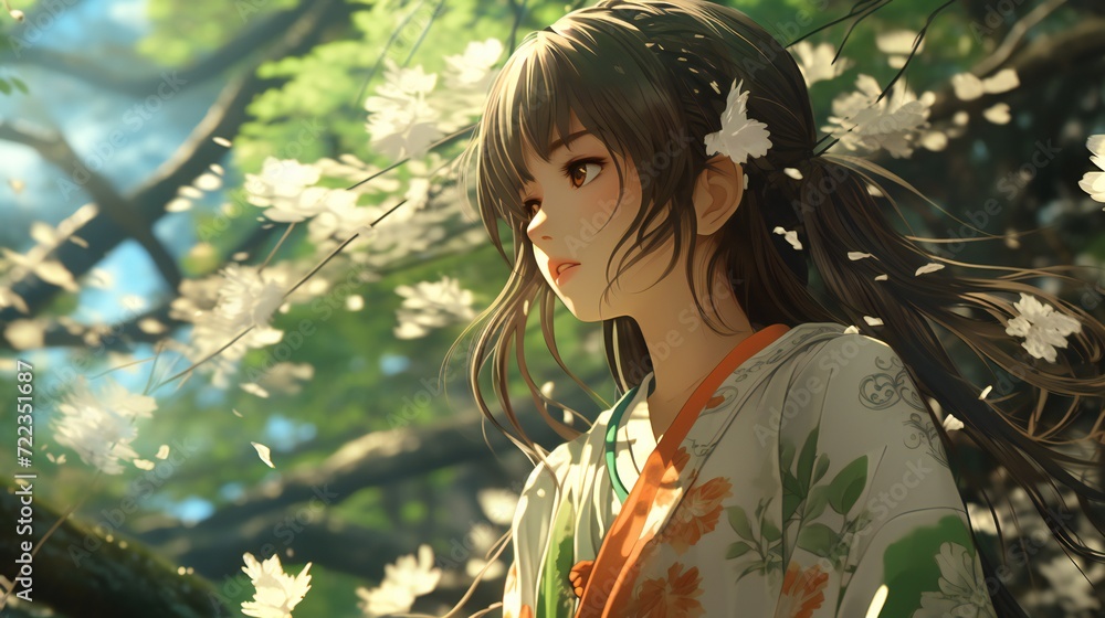 Images of ethnically ambiguous anime dissolving and reforming ...