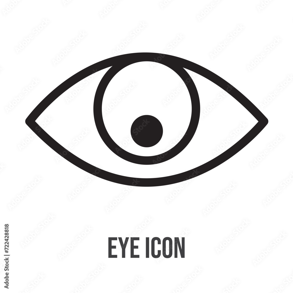 Eye icon set illustration. Eye sign and symbol. Look and Vision icon ...