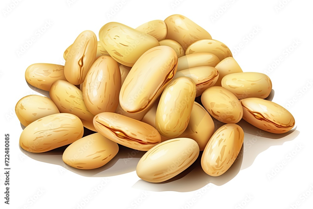Dry Bean Isolated, Legumes Food, Healthy Seeds, Raw Kidney Beans ...