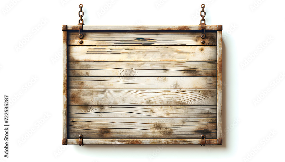 a wooden vintage retro rustic empty plank wild wood west sign old ...