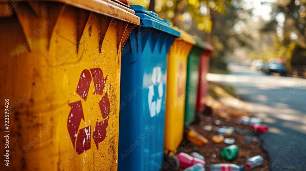 Waste management recycling center. Plastic disposal for waste ...