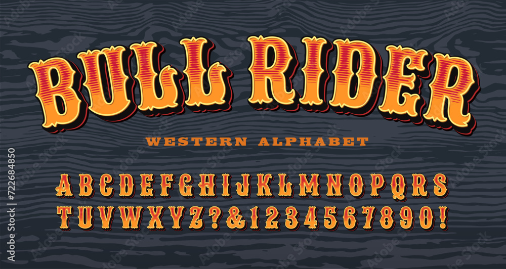 Bull Rider; a western style cowboy outfit, good for rodeo themes ...