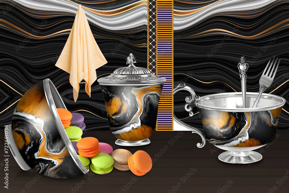 Digital wall Tile , ceramic wall decor tile , Multicolour Digital Wall ...