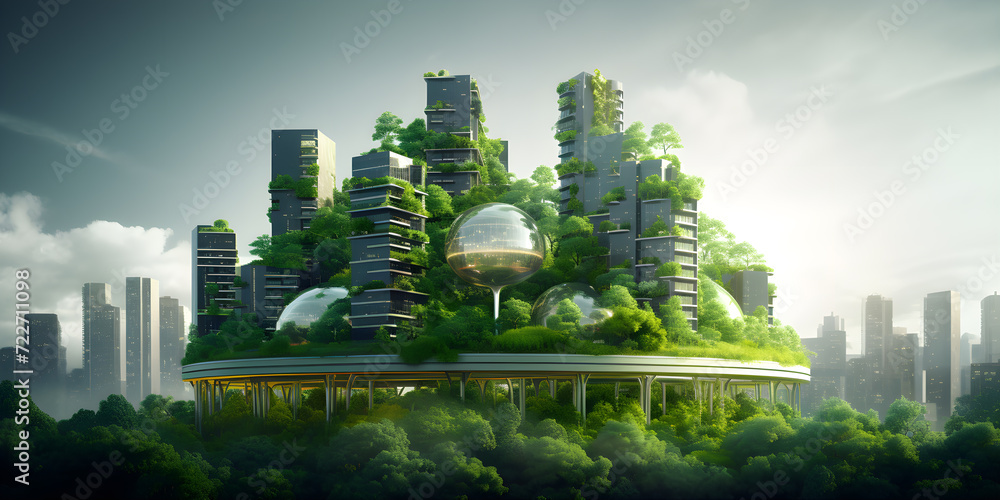 Green city background eco friendly city background green building ...