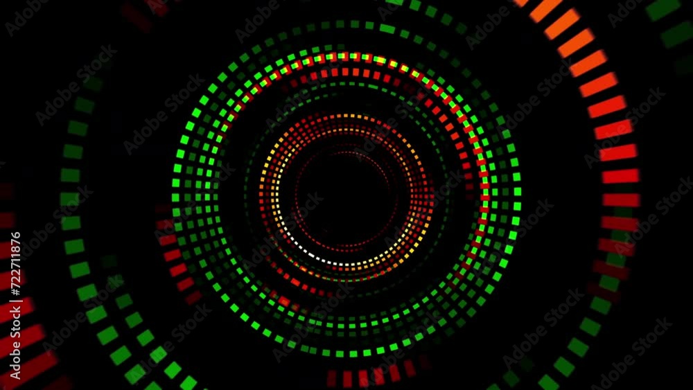 Vidéo Stock Light tunnel stage for your video backgrounds, concert ...