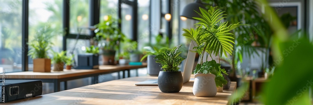 Office Plantscape, Showcase a variety of indoor plants strategically ...