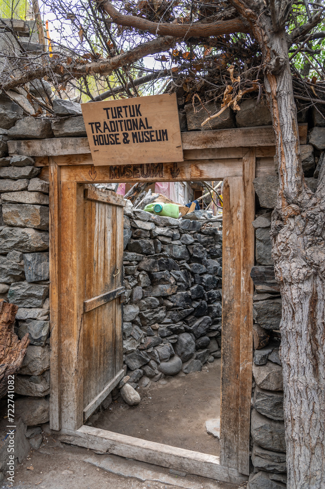 Turtuk,Leh,Ladakh ,India , 20 April 2023 - Wooden Door in Balti ...