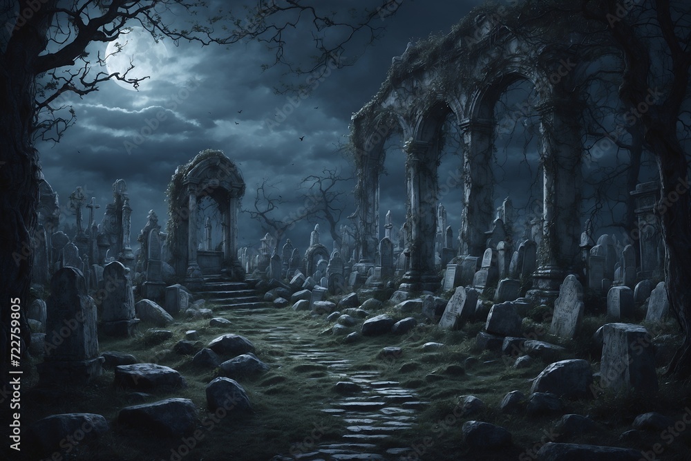 In the eerily enchanting holo-deck experience, a hauntingly captivating ...