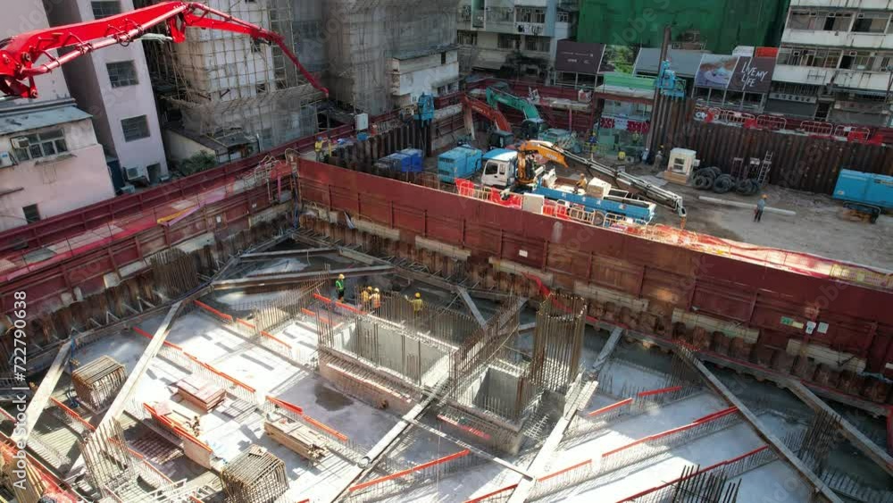 Vidéo Stock Sham Shui Po Prince Edward Shek Kip Mei Nam Cheung Cheung ...