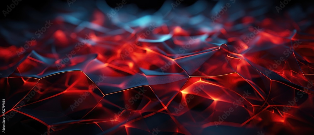 Elevate your web design with this striking abstract red net grid ...