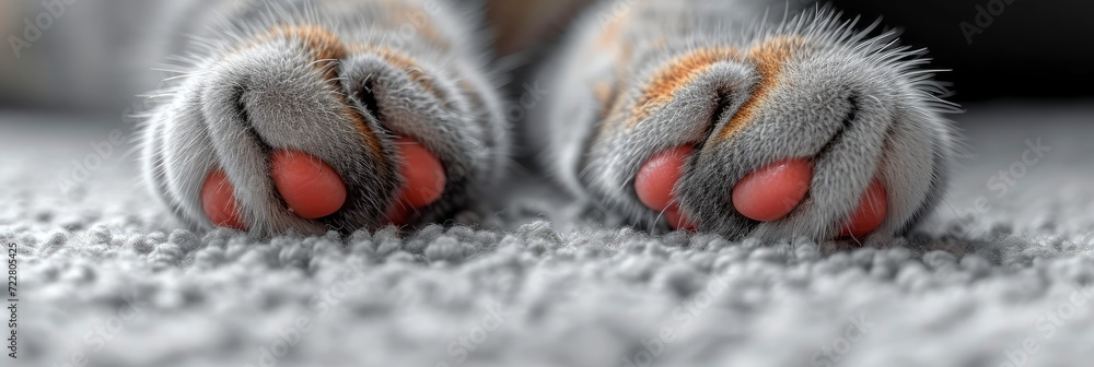 Cat Paws Mouse Toy On White, Desktop Wallpaper Backgrounds, Background ...