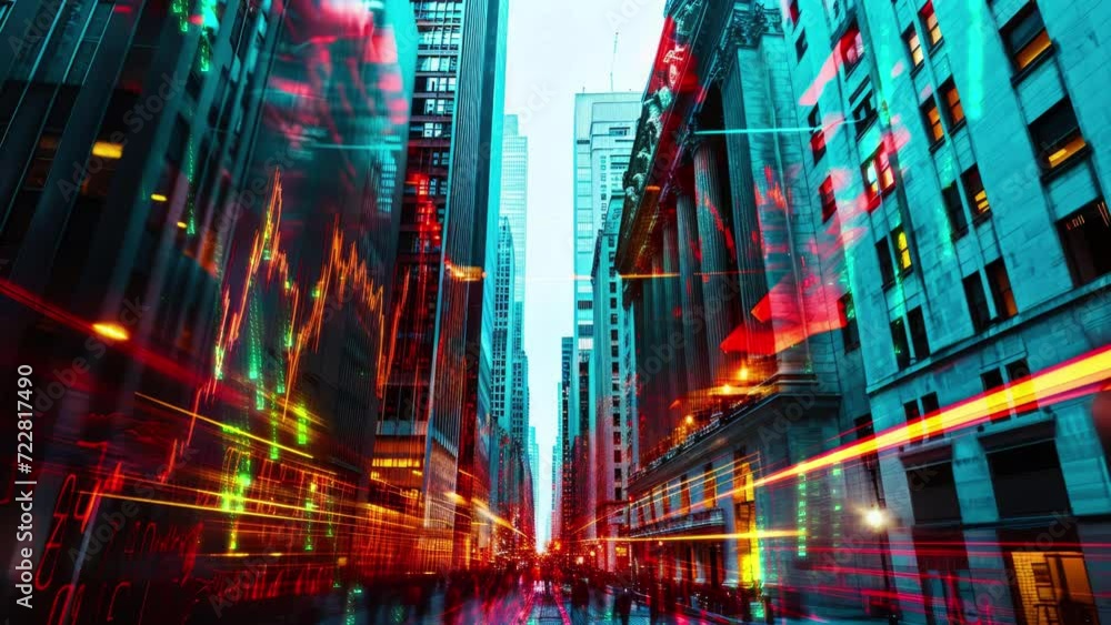 Times Square street at night, Lively and bustling city scenes with ...