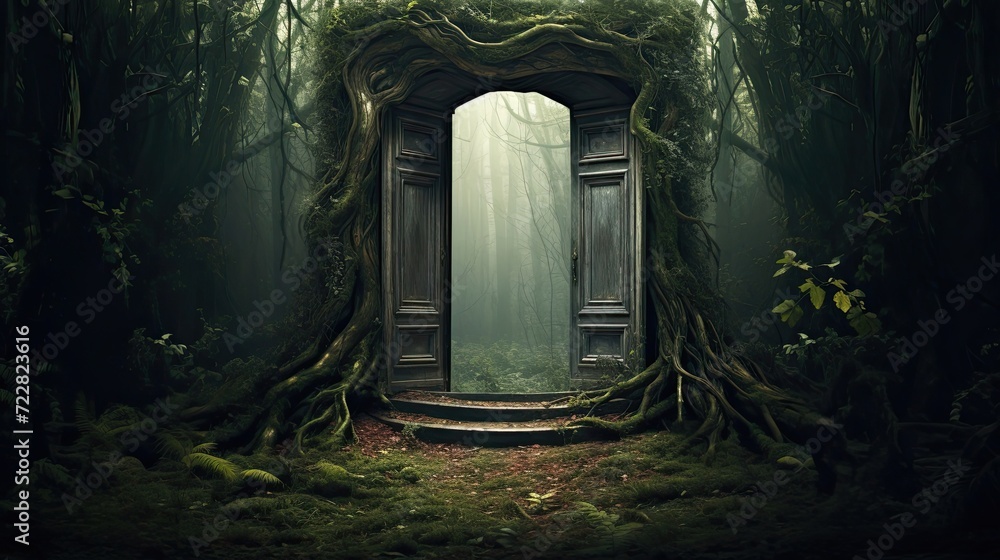 Secret portal to an alternate realm, disguised in plain sight. Veiled ...