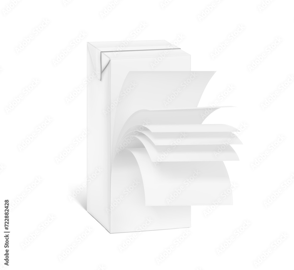 Layer arrangement in aseptic packaging with wavy layers and realistic ...