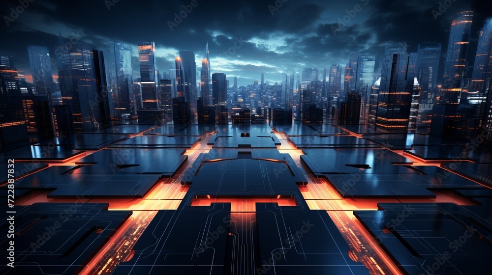 Abstract dark futuristic hi-tech wallpaper backgrounds for a modern ...