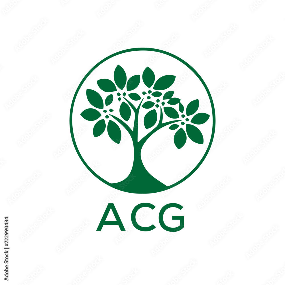 ACG Letter logo design template vector. ACG Business abstract connection vector logo. ACG icon ...