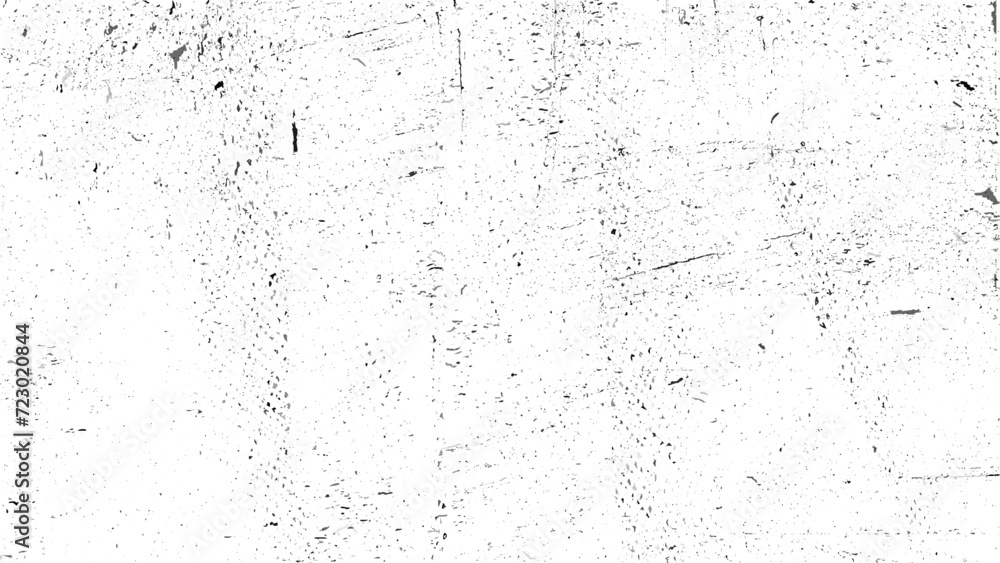 Grunge texture overlay with rough and fine grains isolated on white ...