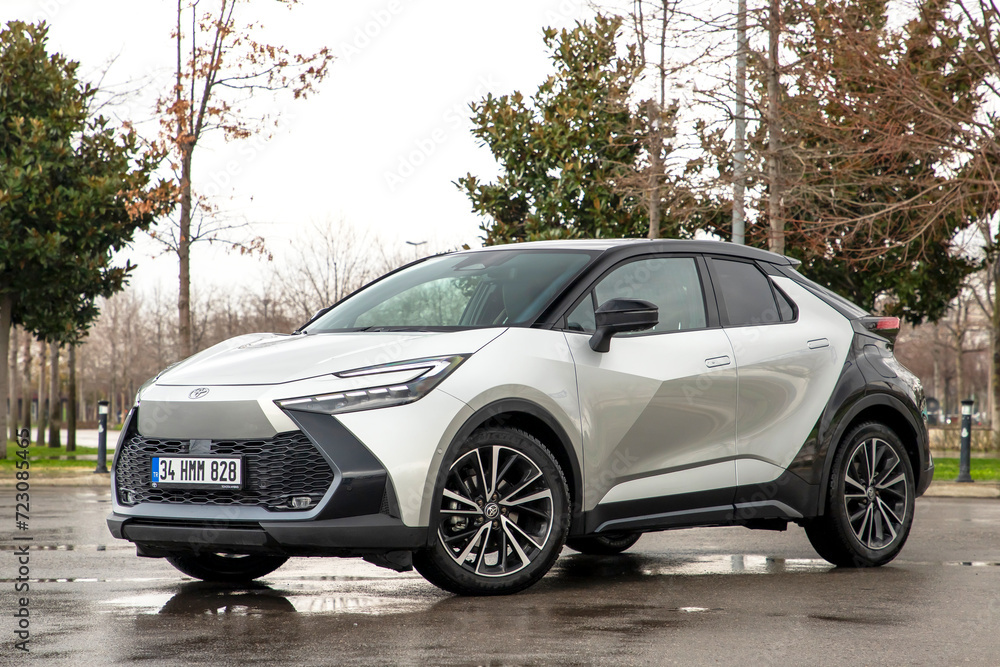 Toyota C-HR Hybrid is a subcompact crossover SUV produced by Toyota ...