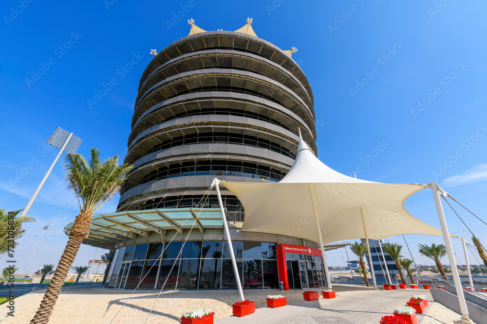 The VIP tower (Sakhir tower) at Bahrain International Circuit on ...