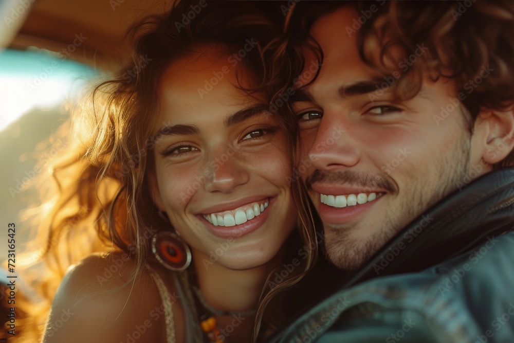 Two friends capture their joyful bond through a shared selfie ...