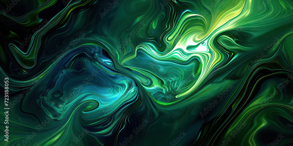 Mystical Midnight in Emerald City: An Enchanting Blend of Emerald Green ...