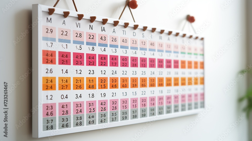 Index stick on eye chart. Snellen chart. eye chart that can be used to ...