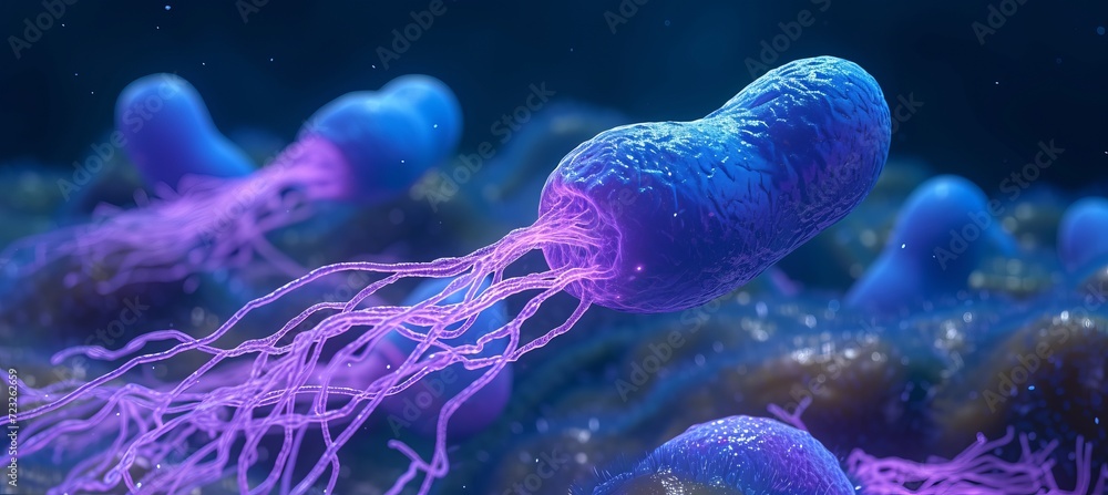 Magnified view of the fascinating process of male sperm fertilizing a ...