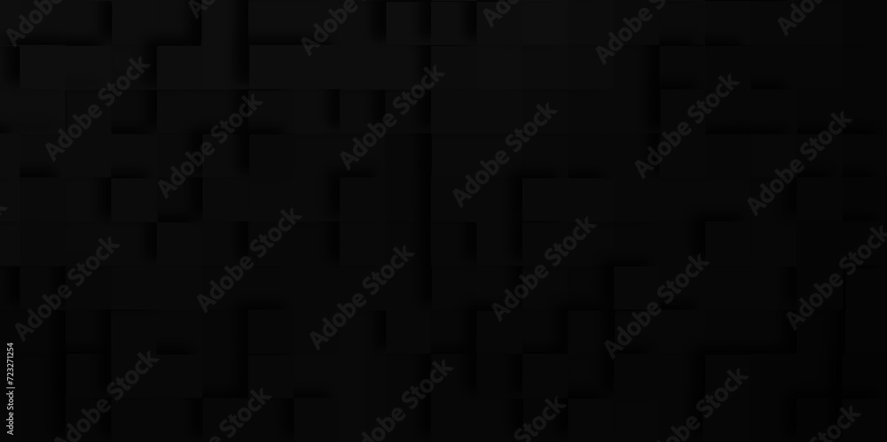 Abstract modern seamless geometric black geometric paper cut, Black ...