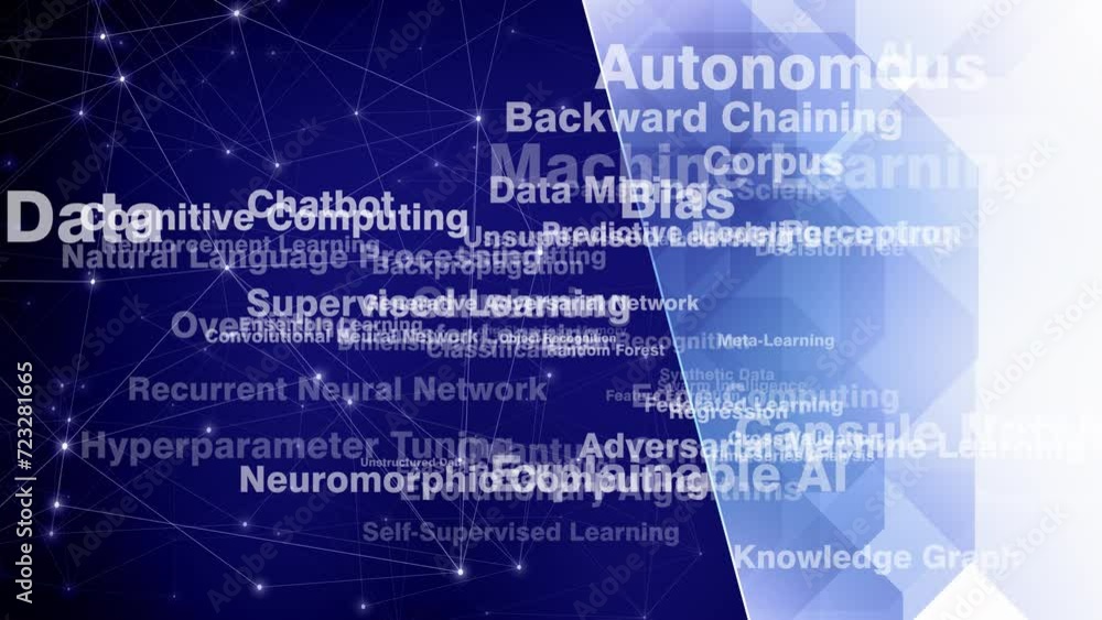 Lettering background with artificial intelligence neural network ... Lettering background with artificial intelligence neural network ...
