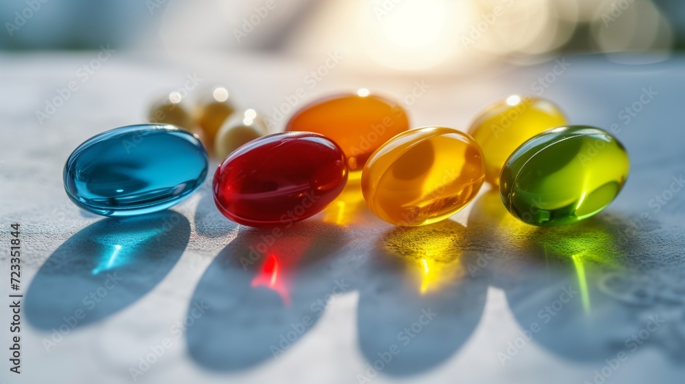 A vibrant image showcasing a variety of colorful fruit and vegetable ...