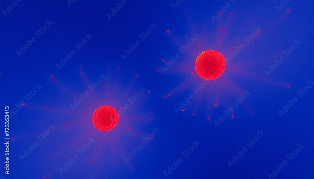 confocal microscopy imaging of two cancer cells cytoskeletal proteins ...