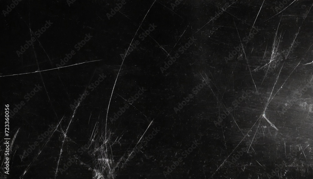 white scratches and dust on black background vintage scratched grunge ...