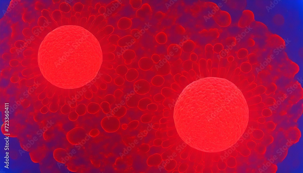 confocal microscopy imaging of two cancer cells cytoskeletal proteins ...