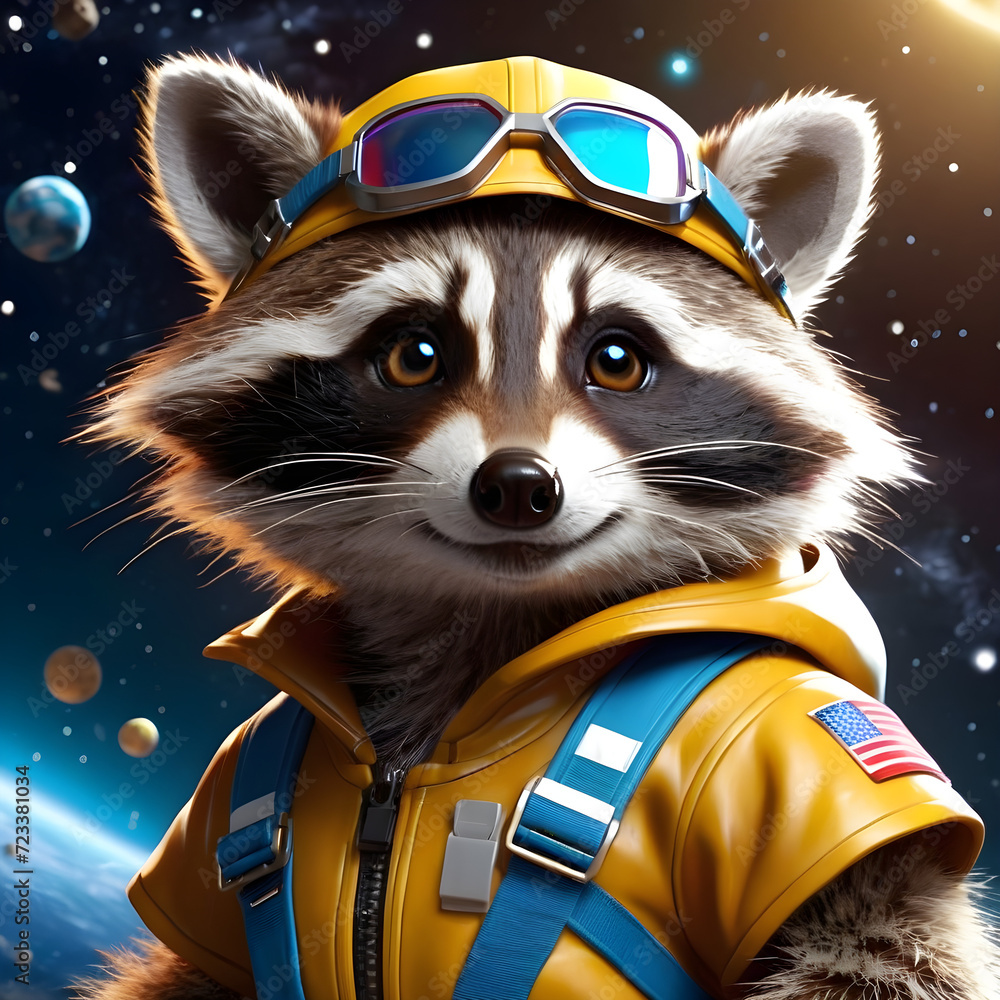 Imagine stumbling upon the most adorable and fluffy baby raccoon you've ...