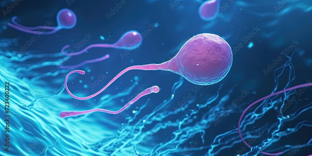 Cells of the organs of the male reproductive system, science ...