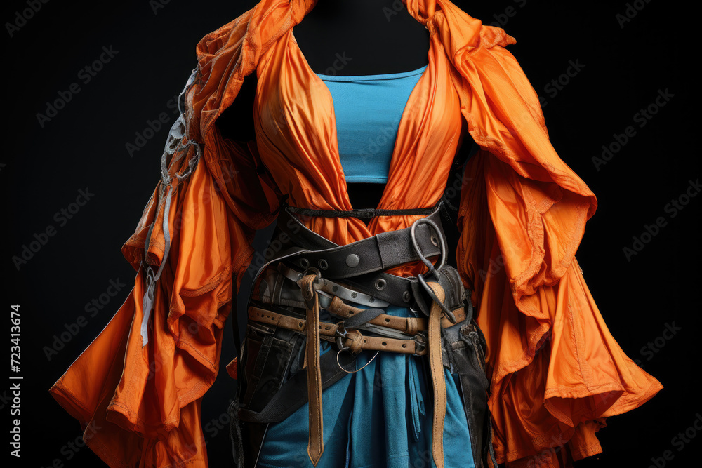 Upcycling clothing, adding creative touches to existing garments ...