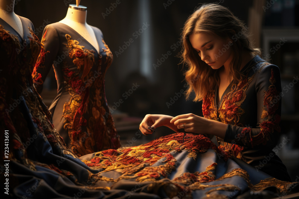Designing and sewing a costume, bringing imaginative ideas to life ...