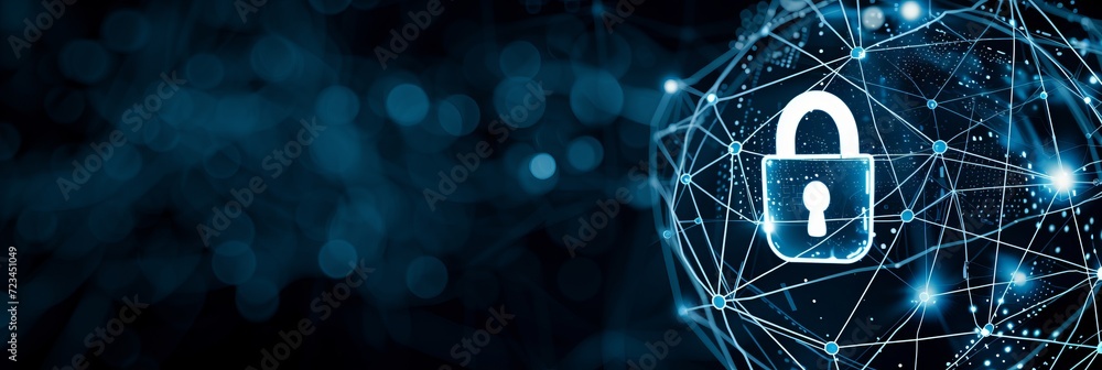 Secure connection icon with end to end encryption symbols in dynamic ... Secure connection icon with end to end encryption symbols in dynamic ...