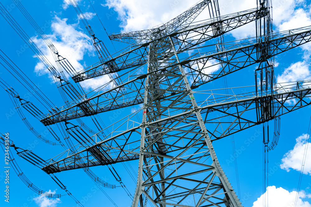 Transmission technology. Smart grid. Transmission energy. High power ...