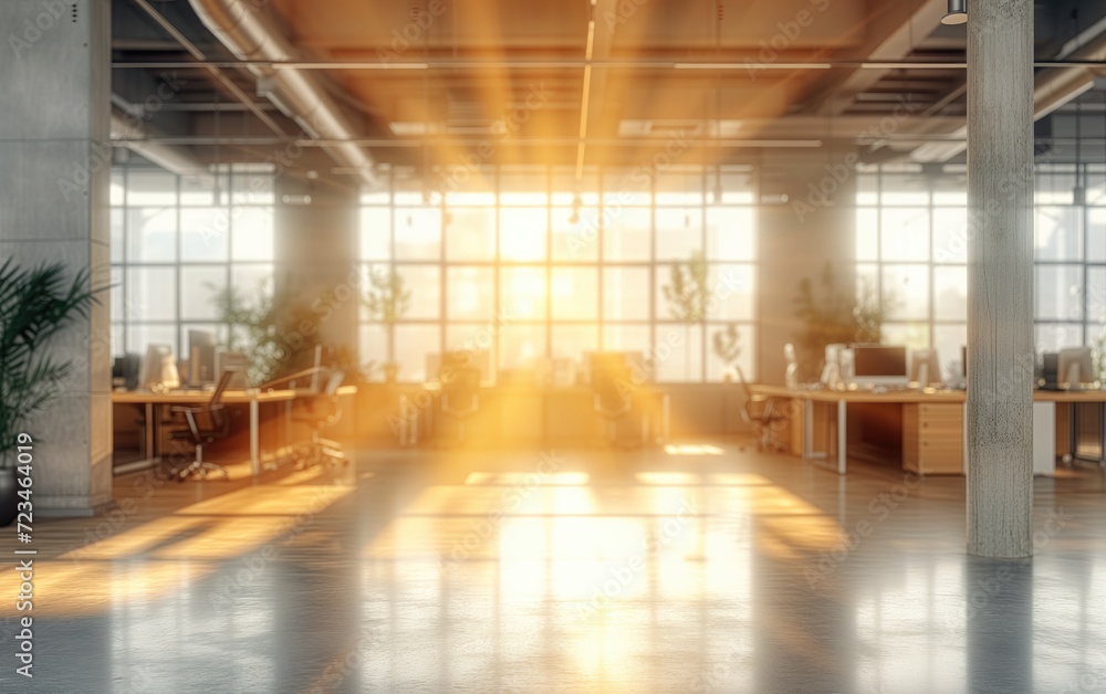 blurry image of an office blurred office background, zoom background ...